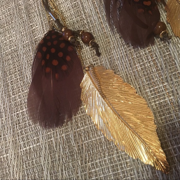 Jewelry | Dangle Feather Earrings | Poshmark